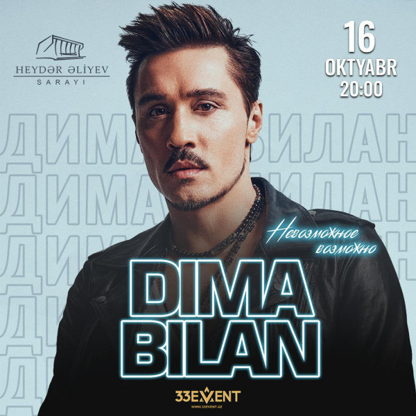 DİMA BİLAN Heydər Əliyev Sarayı -da onlayn bilet almaq. | iTicket.AZ ...